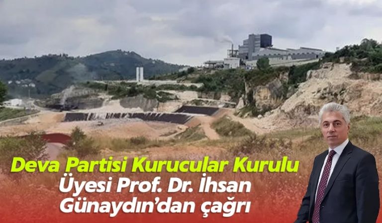 Deva Partisi Kurucular Kurulu Üyesi Prof. Dr. İhsan Günaydın’dan çağrı